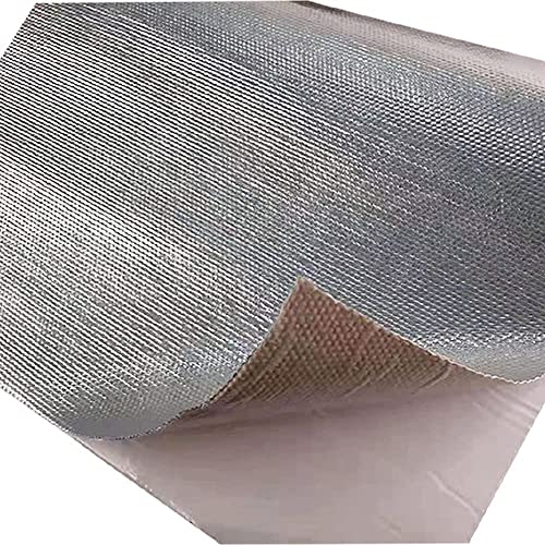 Snapklik.com : Adhesive Aluminum Heat Shield Sheet Barrier Backed ...