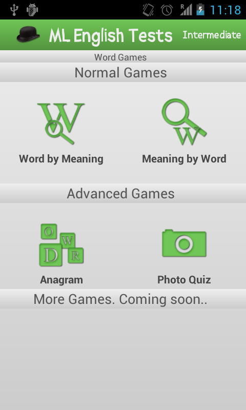 Mobile Learning: English Test - App on Amazon Appstore