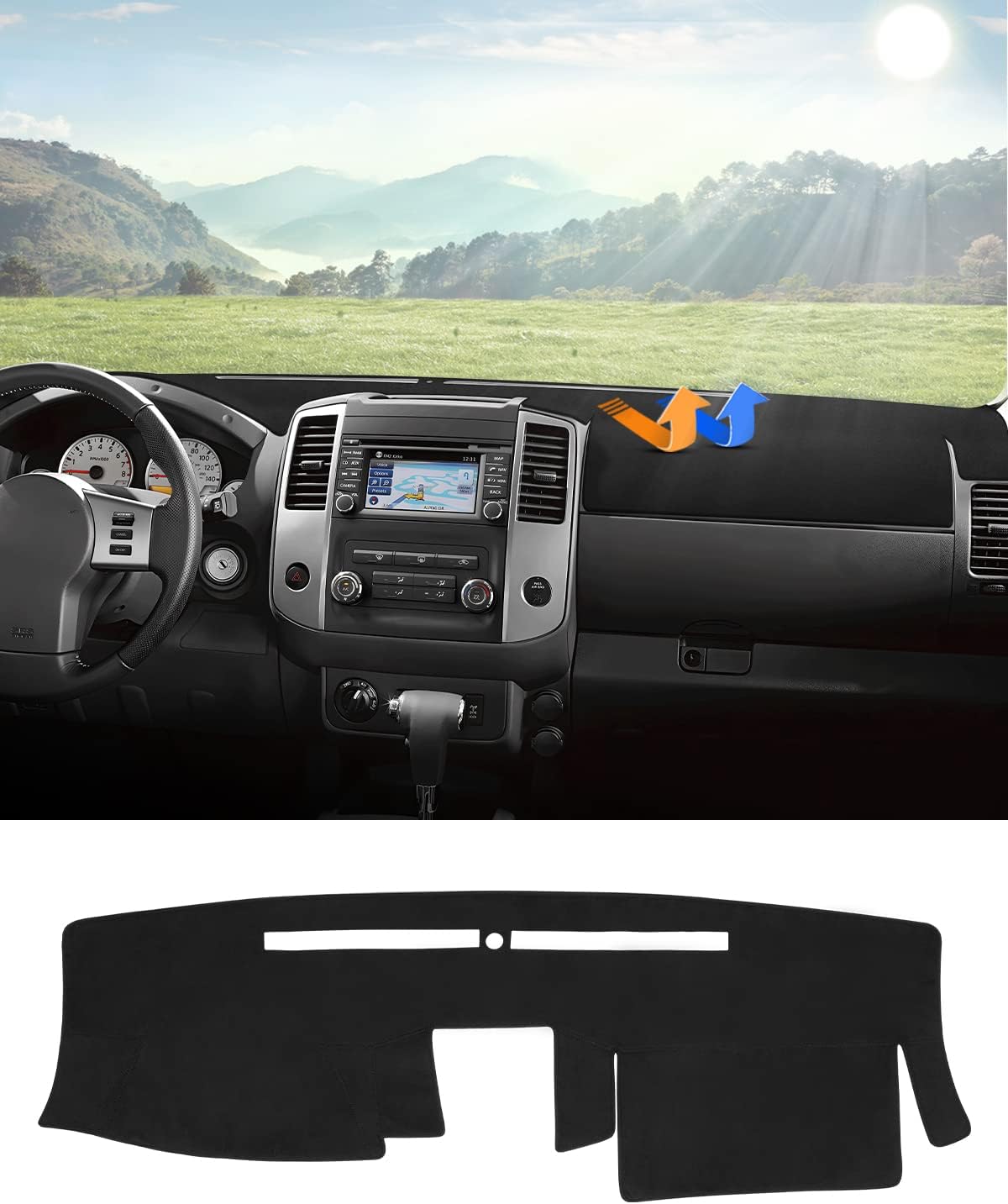 Amazon.com: Autorder Dashboard Cover Mat Fit for 2007-2021 Nissan ...