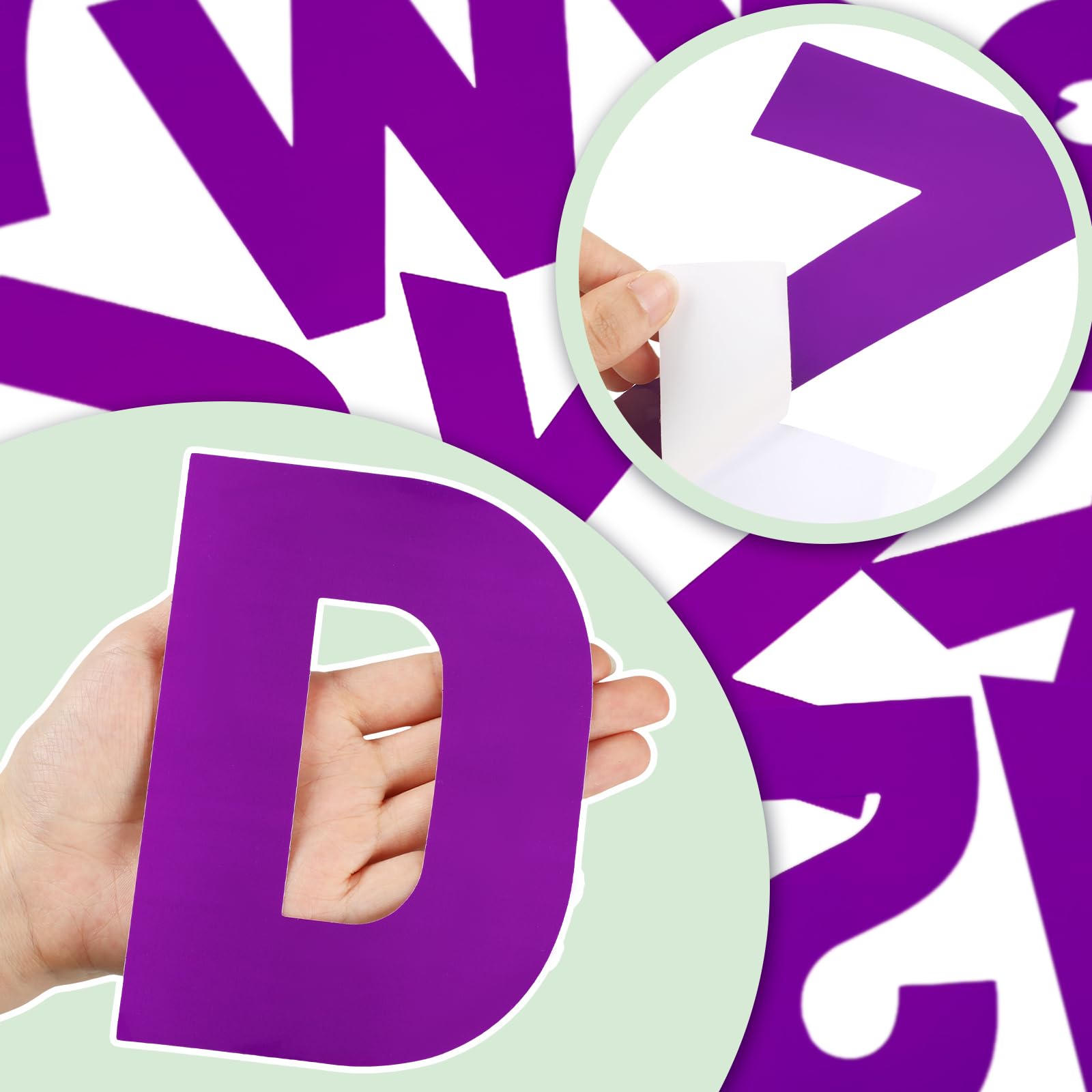 Snapklik.com : Seajan 184 Pcs Large Vinyl Letters 6 Inch Big Font ...