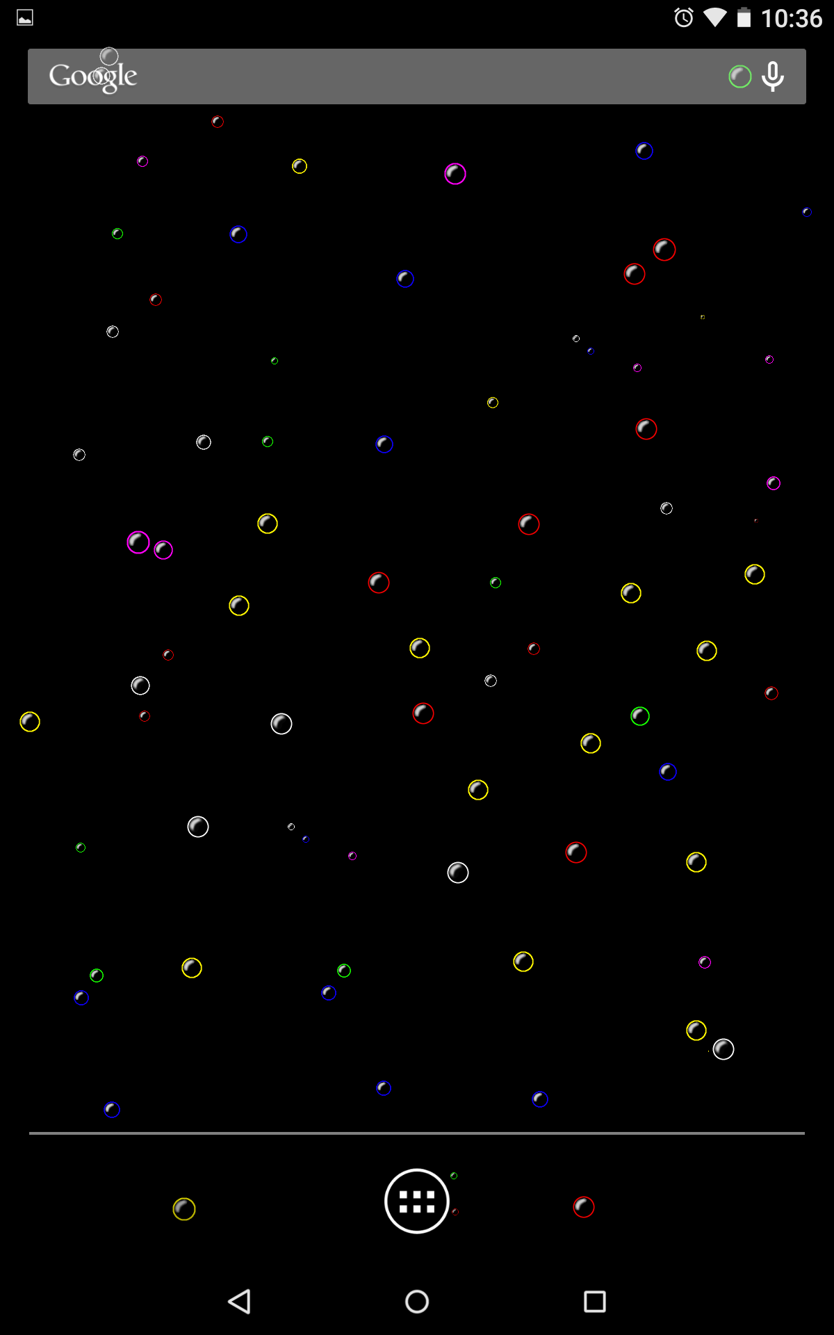 Colorful Bubbles Live Wallpaper