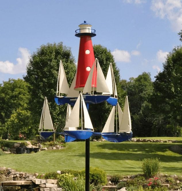 Amazon.com: Nautical Wind Spinners, Kinetic Art Wind Sculpture ...