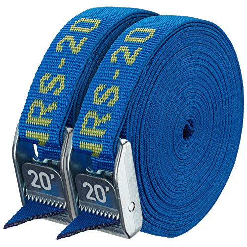Snapklik.com : NRS 1 Heavy Duty Tie Down Strap 2 Pack - Iconic Blue ...