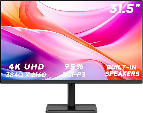 Amazon.com: TITAN ARMY 31.5 Inch 4k Monitor, 3840x2160p UHD Computer ...
