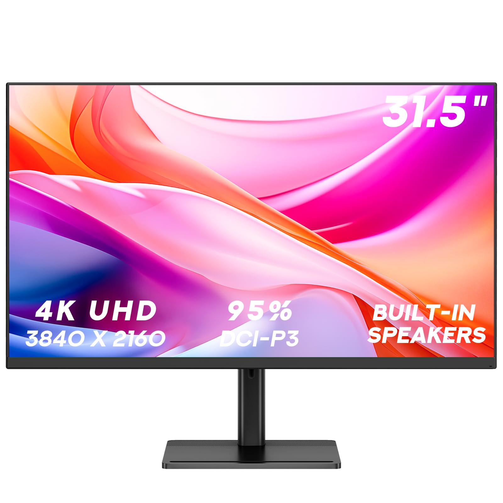 Snapklik.com : 31.5 Inch 4k Monitor, 3840x2160p UHD Computer Monitor ...