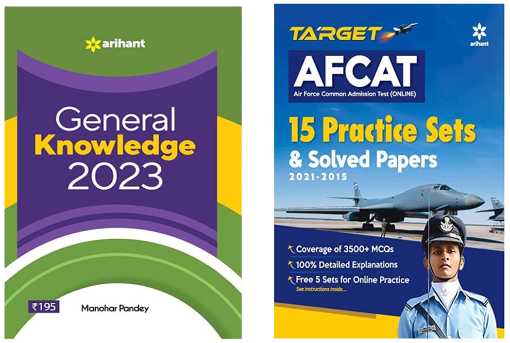 Buy General Knowledge 2023 & AFCAT 15 Practice Sets and Solved Papers ...