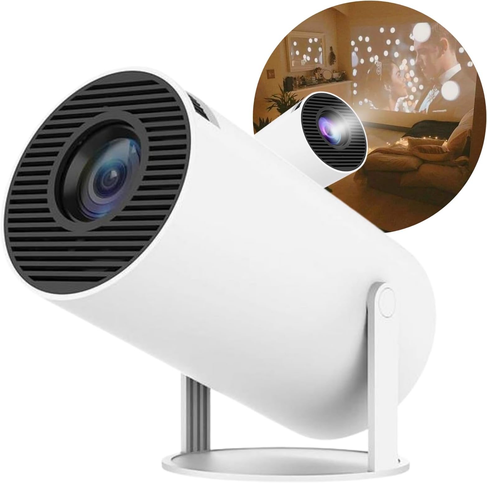 Mini Projetor HY300 Portatil 5G Wifi 6 BT 5.0 Android 11, 8500 Lumens ...