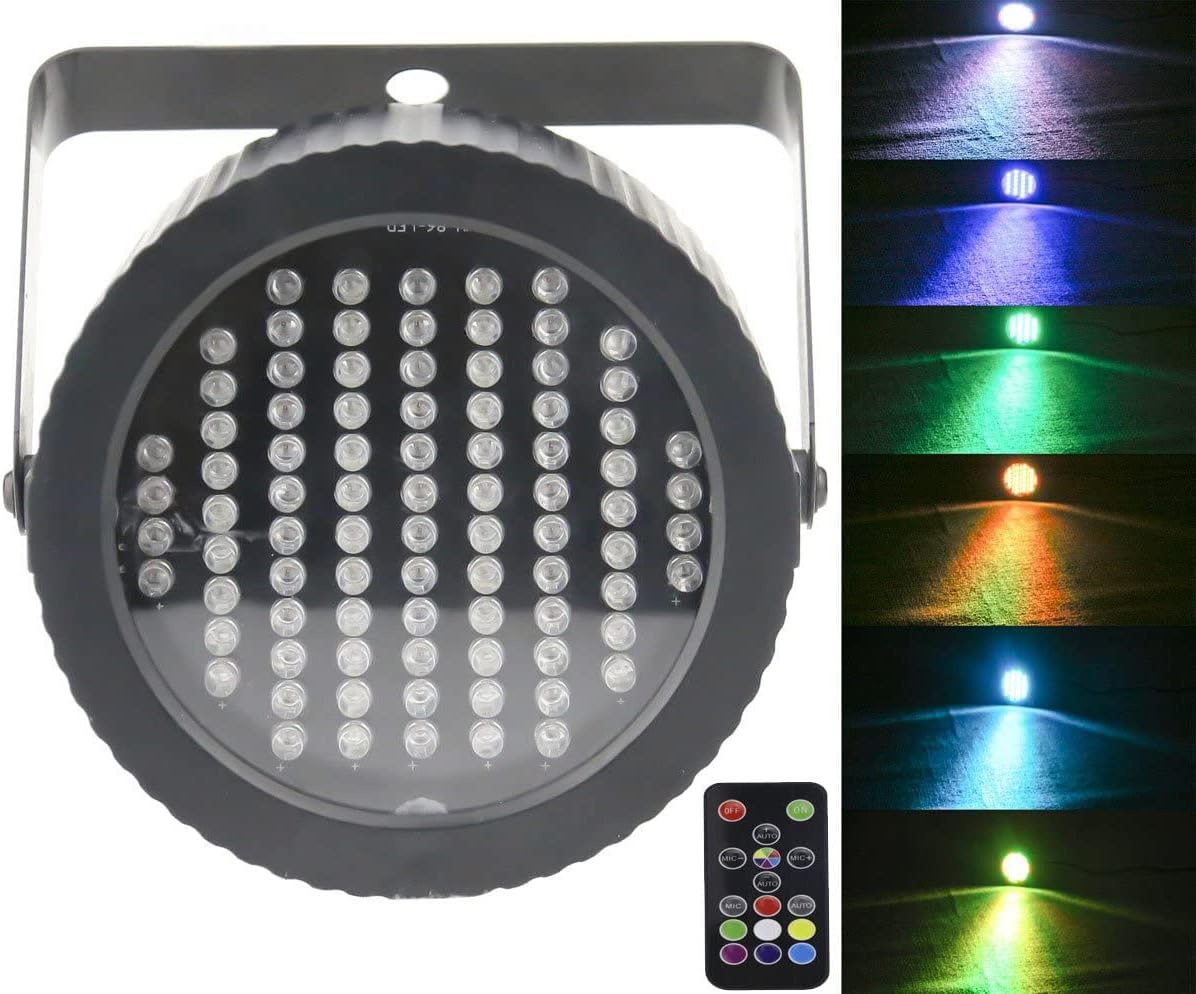 Mini Stage Lights Par 86 LED,Latta Alvor DMX512 RGB Strobe Disco Light ...