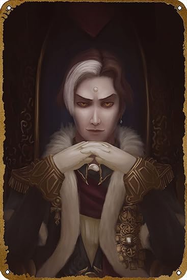 Amazon.com: FFXIV Fanart Emet Selch Game Poster Metal Tin Sign Gift For ...
