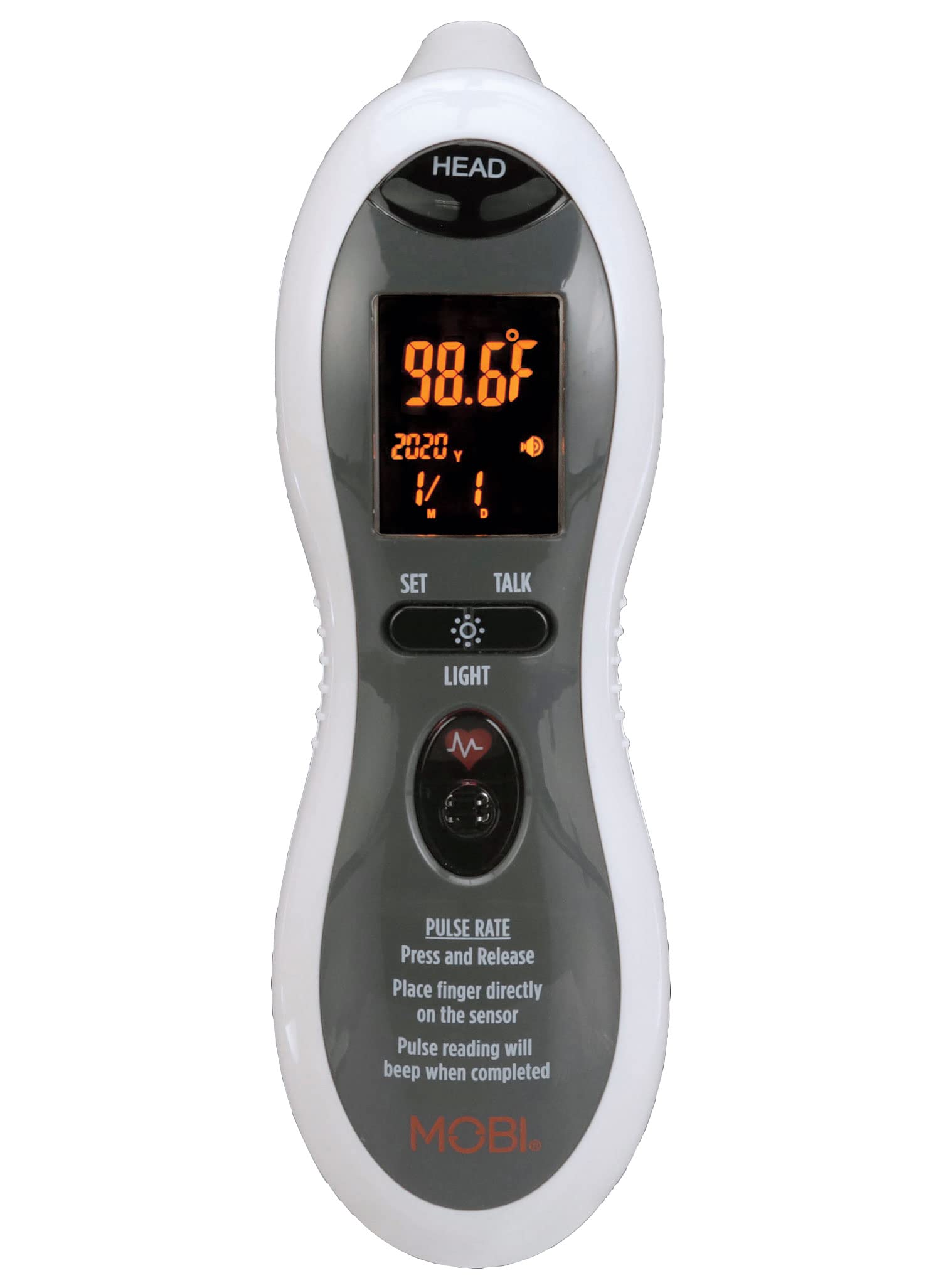 Amazon.com: MOBI - Ultra Pulse Digital Thermometer - Ear & Forehead ...