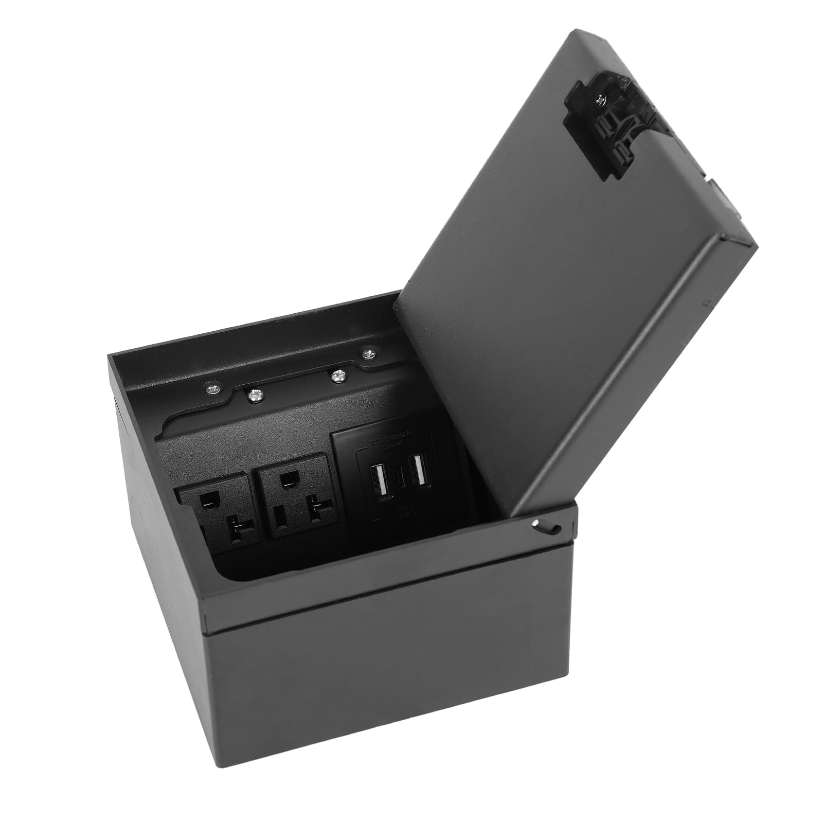 Snapklik.com : Recessed Flat Hidden Socket Kit Electrical Floor Box ...