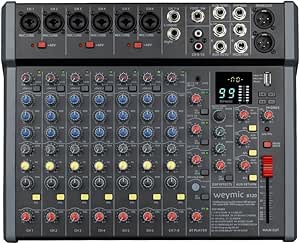 Weymic B-Series Professional Mixer/w 99 DSP Effect/w Graphic Equalizer ...