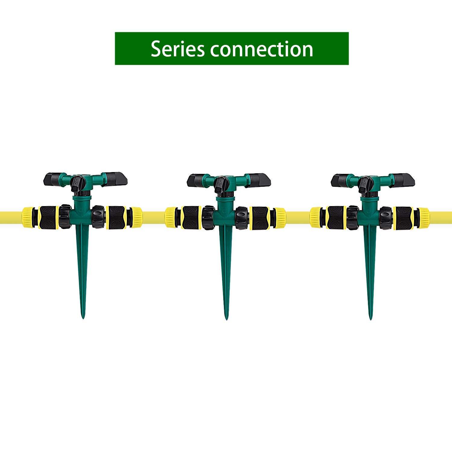 Snapklik.com : Lawn Sprinklers For Garden-2Pack, 360 Rotating Water ...