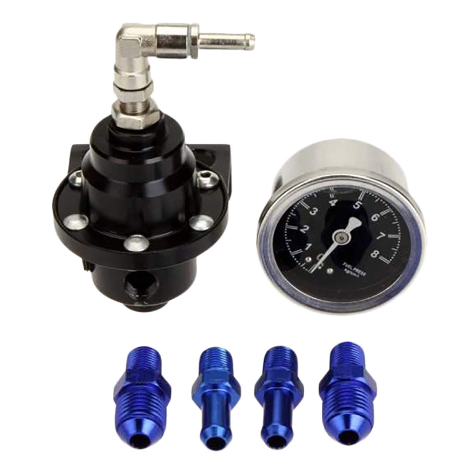 Buy Leepesx UniversalAdjustable Aluminum Fuel Pressure Regulator Kit ...