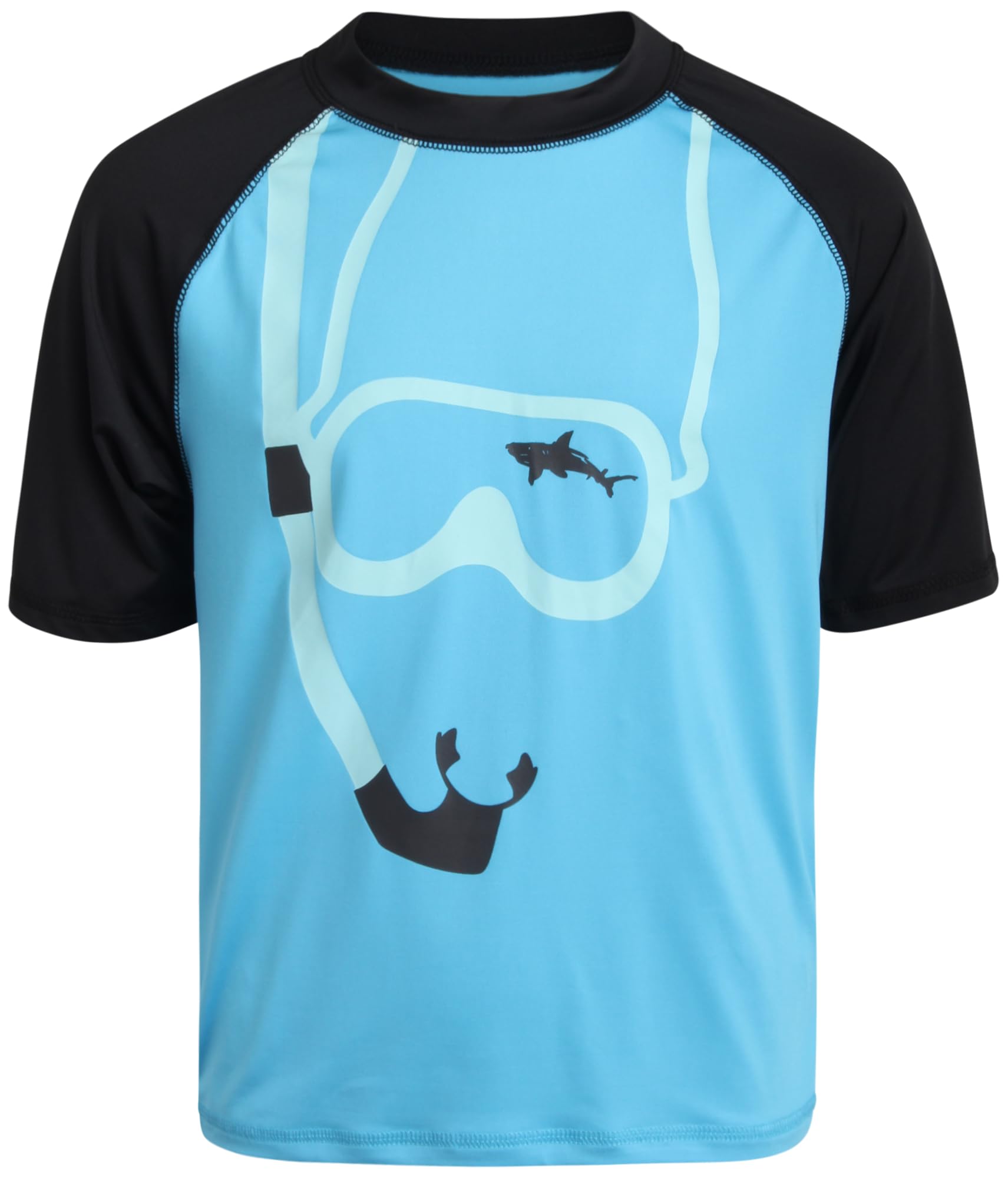 Snapklik.com : iXtreme Boys Rash Guard Set - 4 Piece UPF 50+ Swim Shirt ...