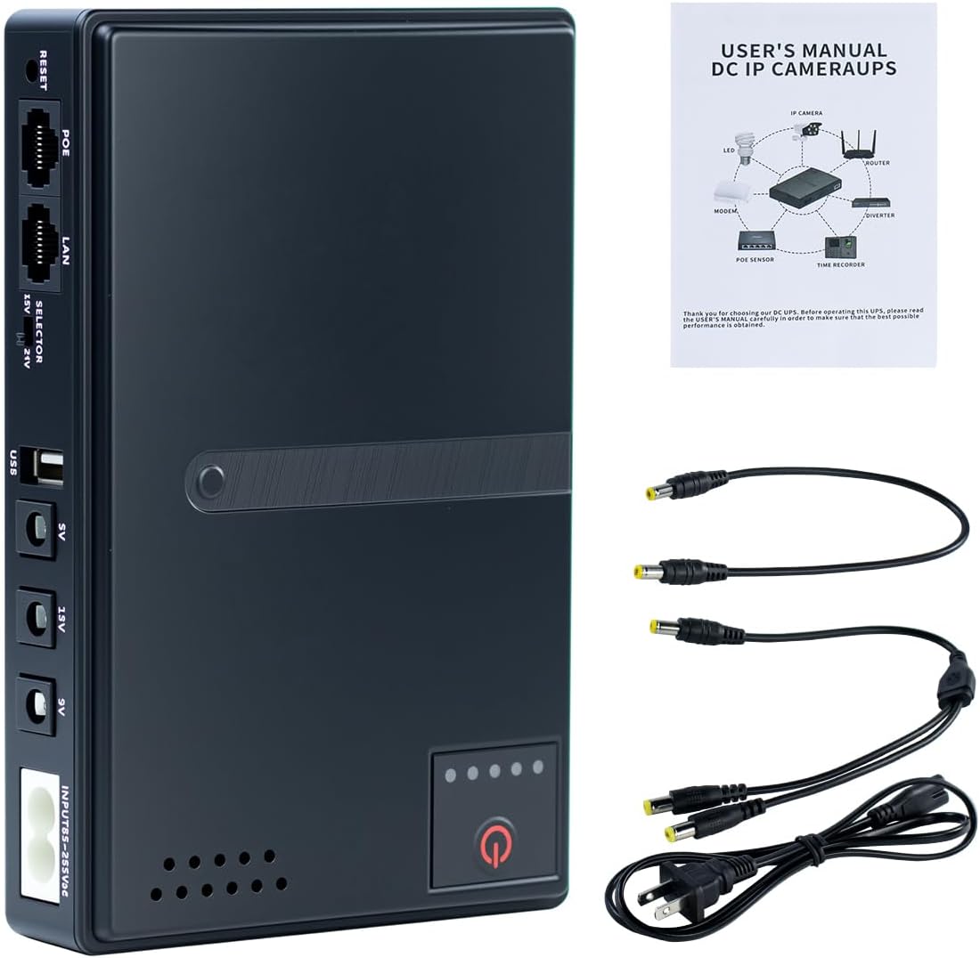 Amazon.com: Mini DC UPS Battery Backup Uninterruptible Power Supply 5V ...