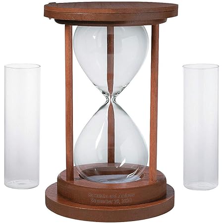 Amazon.com: Personalized Unity Sand Ceremony Hourglass Set : Home & Kitchen