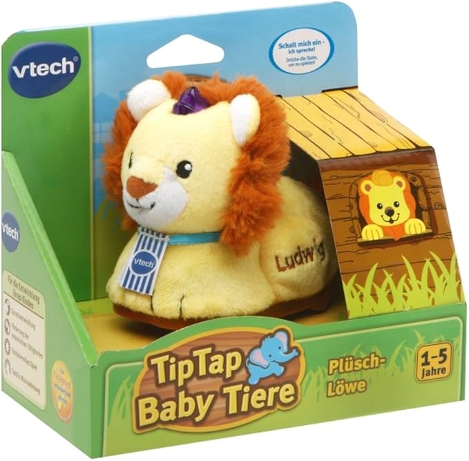 VTech 80-510004 Tip Tap Baby Animals – Plush Lion : Amazon.co.uk: Toys ...