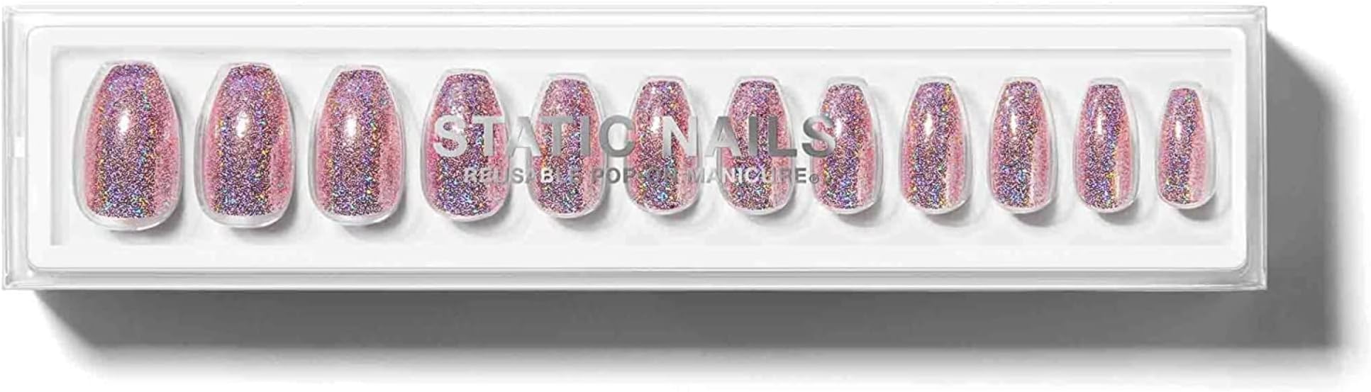 Amazon.com: Static Nails Reusable Pop-On Manicure Set, Non-Damaging ...