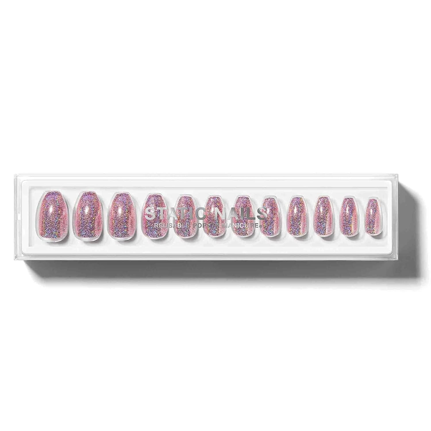 Amazon.com: Static Nails Reusable Pop-On Manicure Set - Super Holo ...