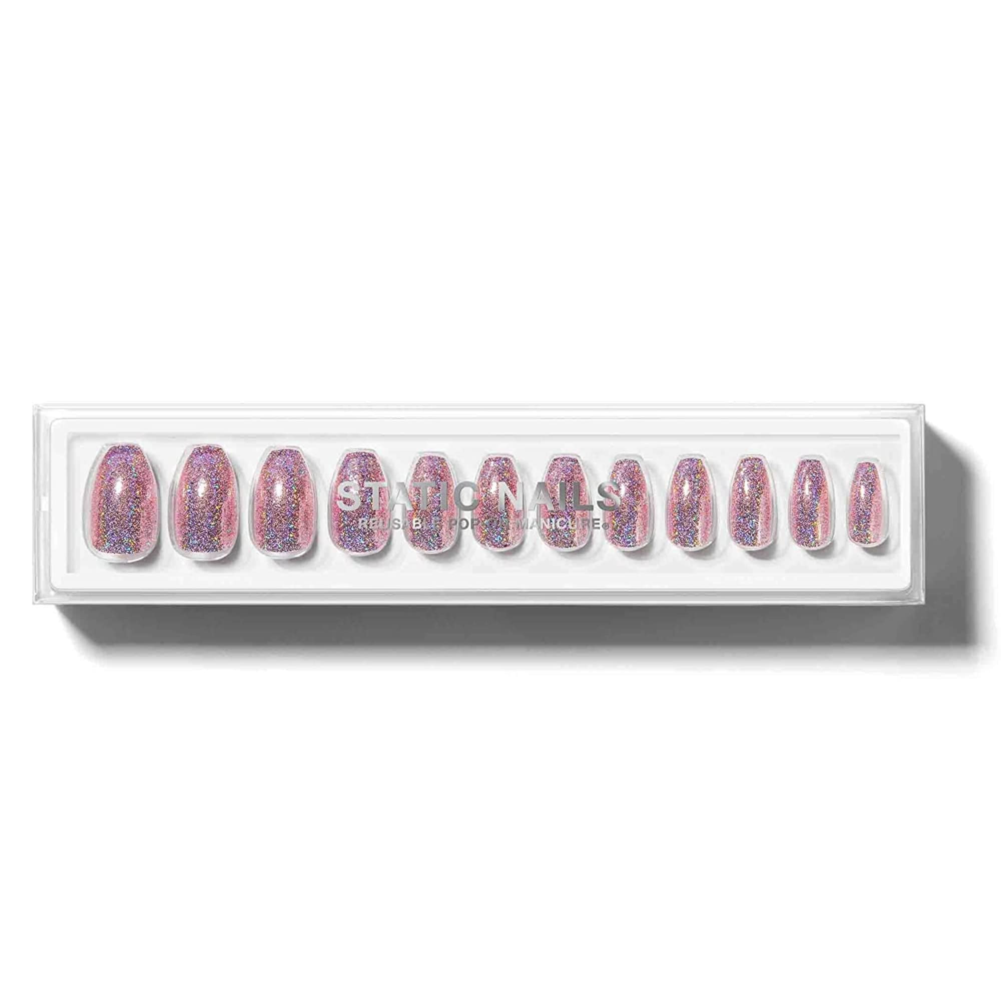 Amazon.com: Static Nails Reusable Pop-On Manicure Set, Non-Damaging ...