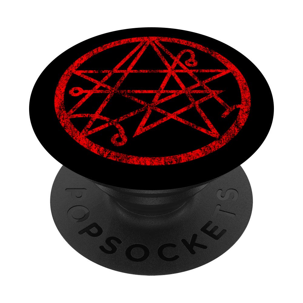 Buy Red Necronomicon Symbol, Gateway Sigil, Gothic Horror PopSockets ...