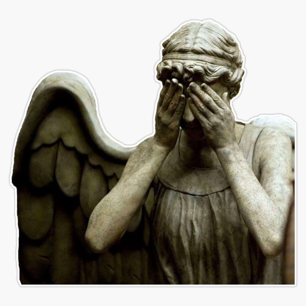 Amazon.com - Weeping Angel Bumper Sticker Vinyl Decal 5"