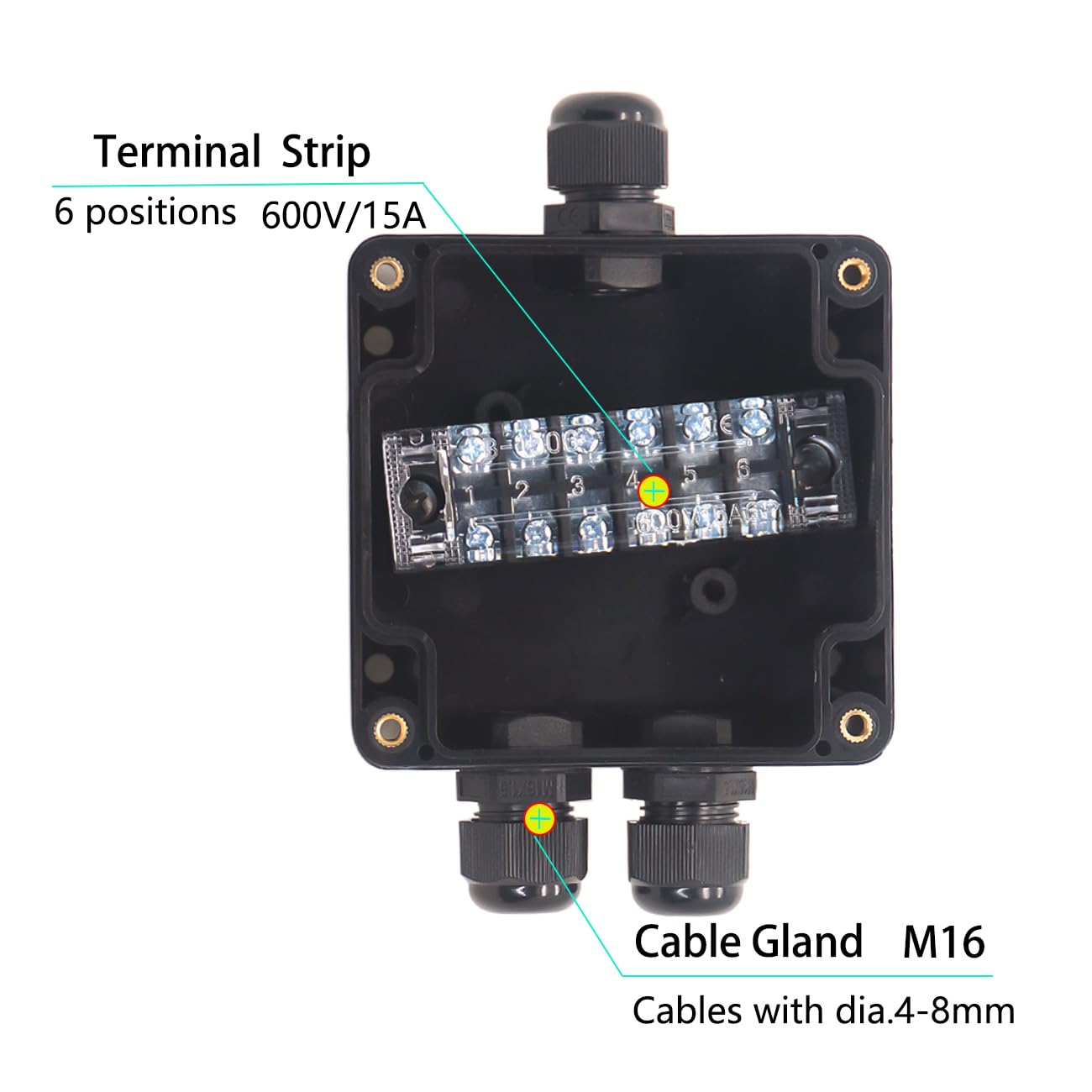 Snapklik.com : YETLEBOX Watertight Junction Box, IP67 Waterproof ...
