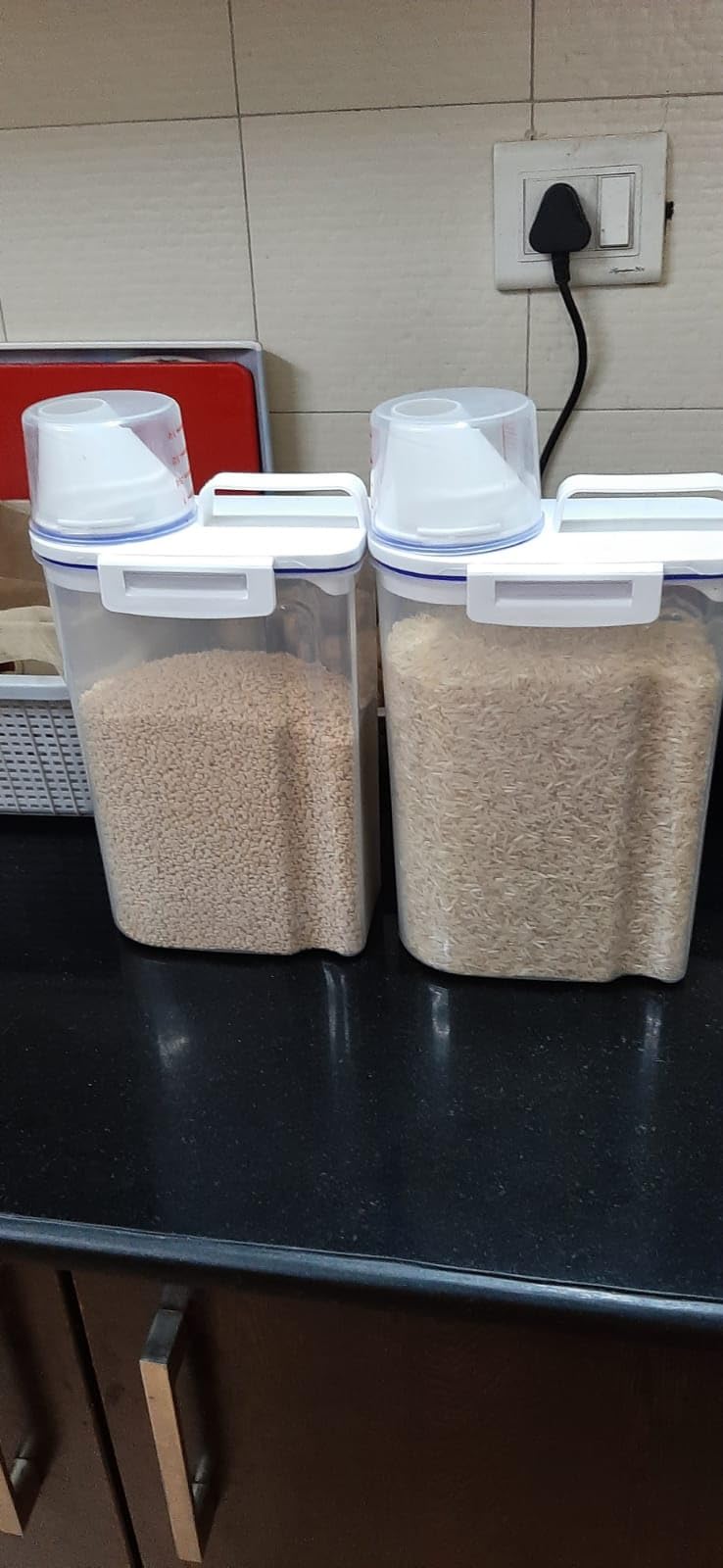 Buy THREE65DAYS 2 Kg Rice Airtight Dry Food Storage Containers,Bpa Free ...