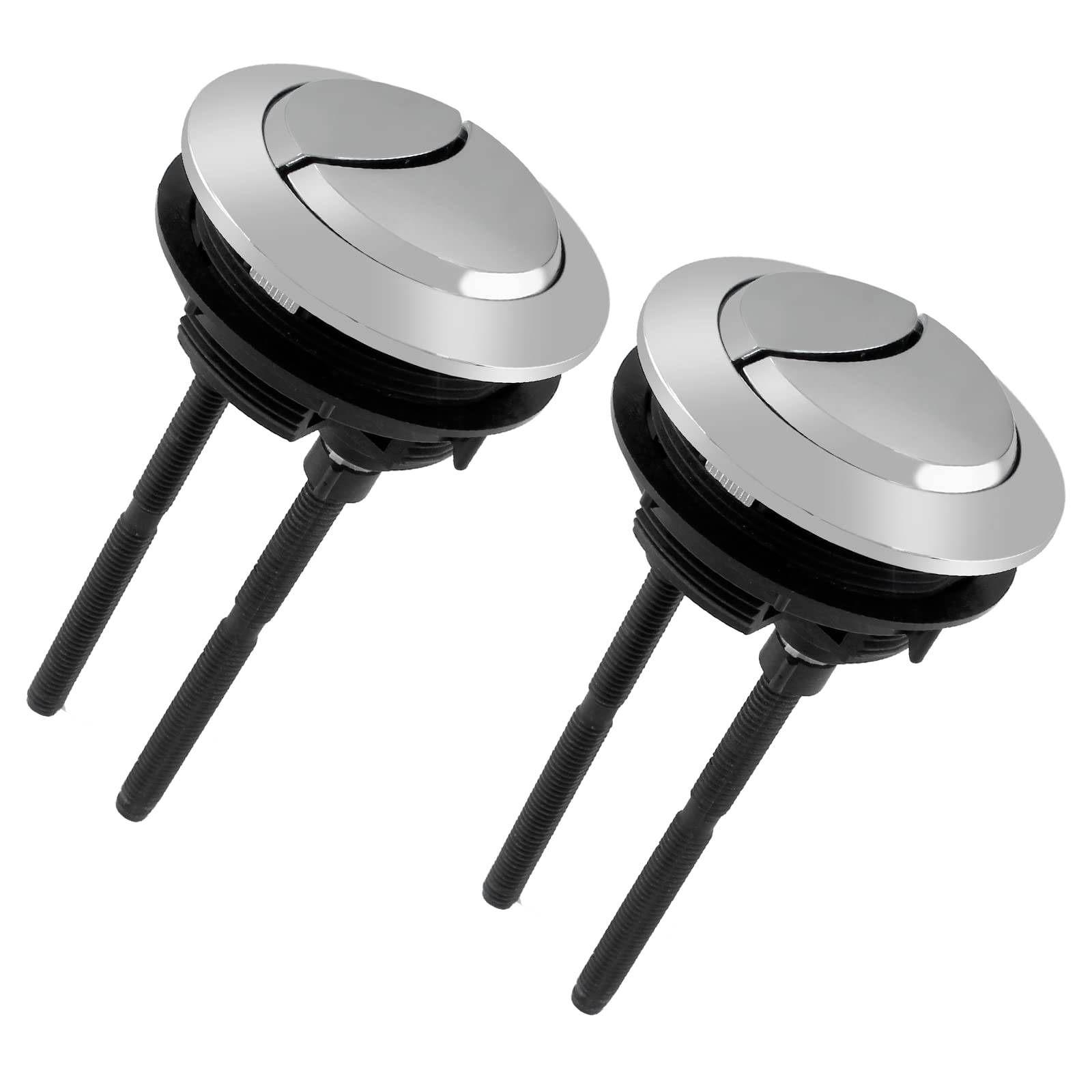 Amazon.com: Kyuionty 2 Pack Dual Push Flushing Toilet Button, 58mm ...