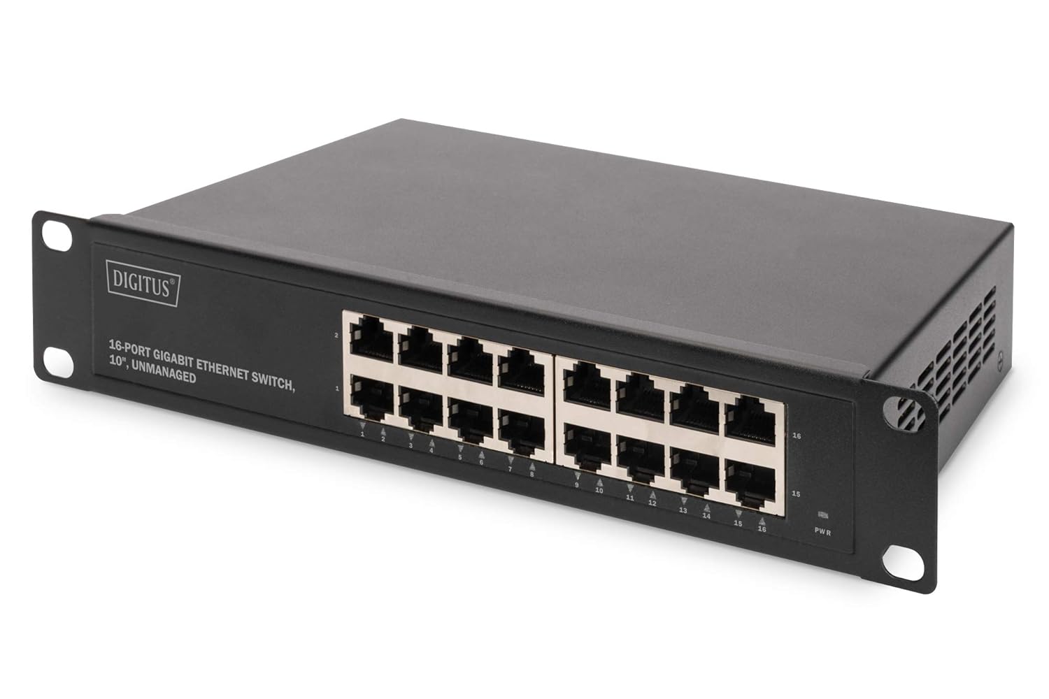 DIGITUS Prze cznik Sieciowy Gigabit Ethernet 10 Cali 16 Port w