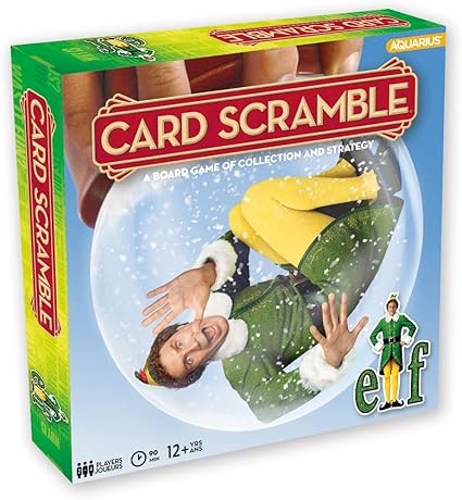 Amazon.com : AQUARIUS Elf Card Scramble Board Game – Great Family Fun ...