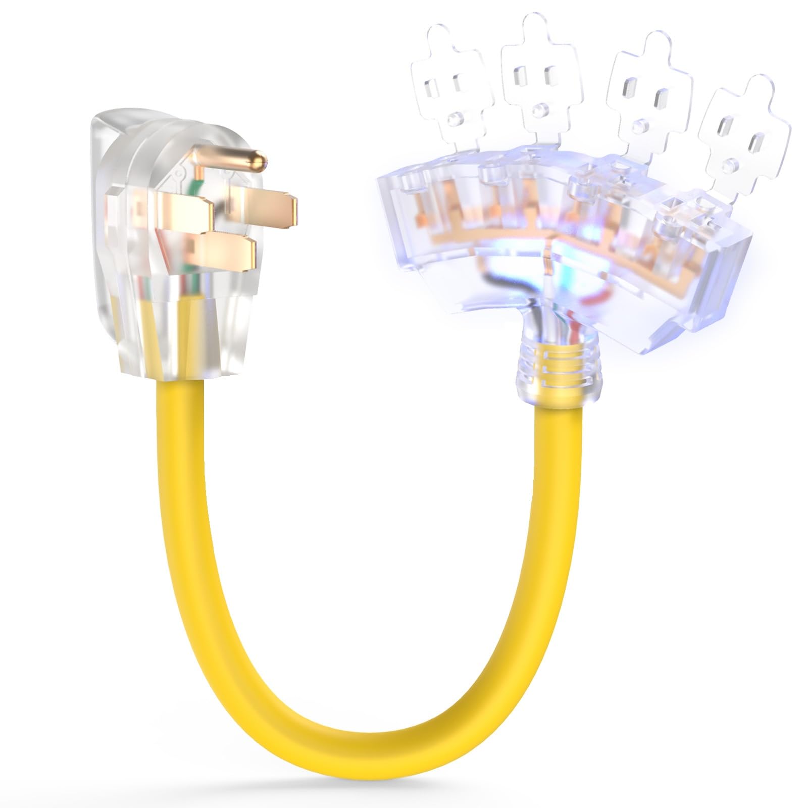 Amazon.com: TOOLIOM 50 Amp Generator Adapter Cord Power Splitter, NEMA ...