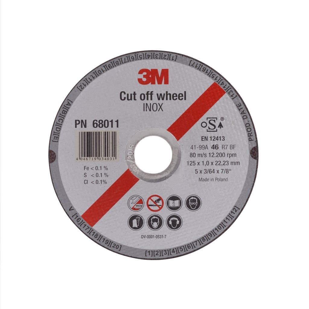 3M Cutting Disc Stainless Steel, 230 mm x 2,5 x 22.23 mm, P30, Type 41 ...