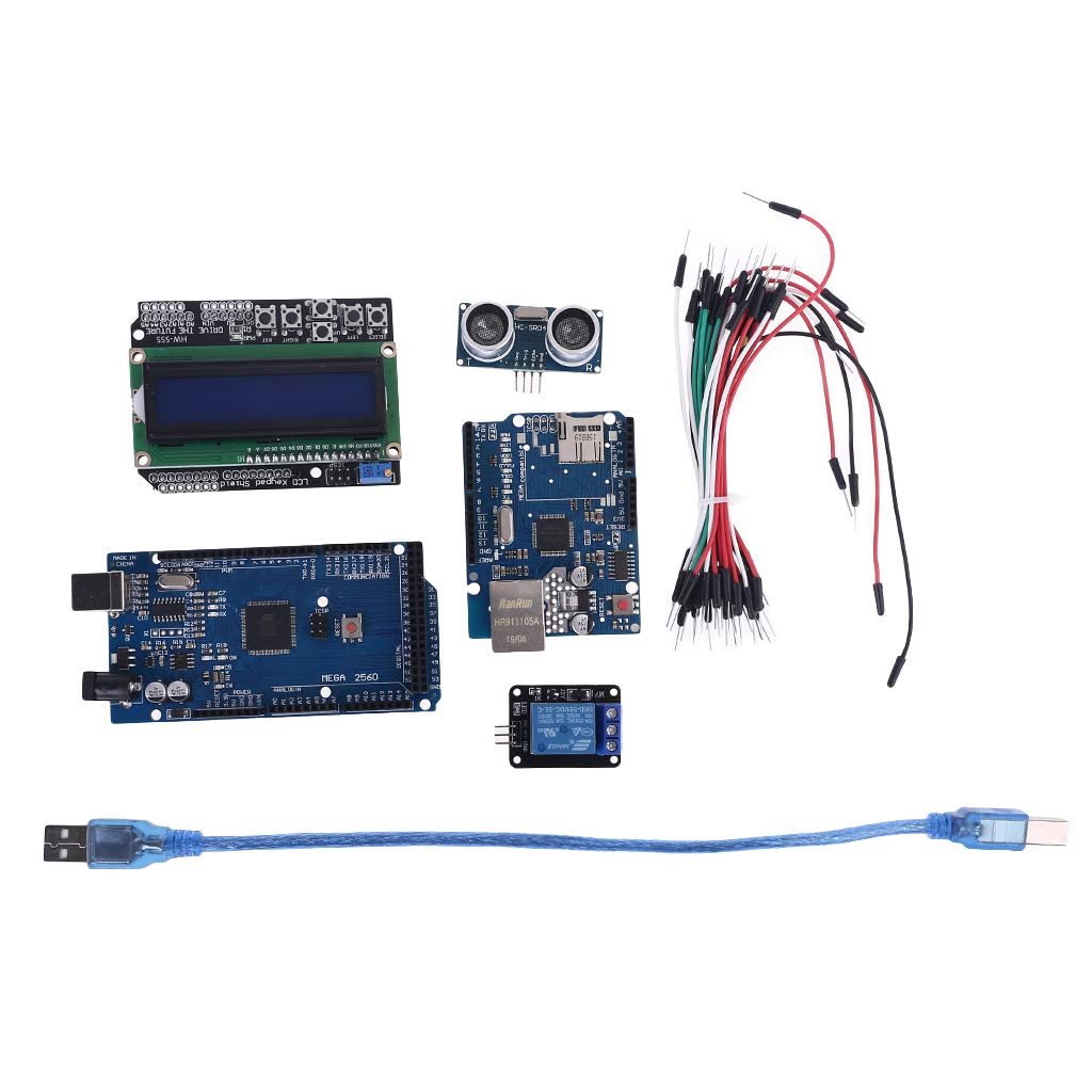 Buy 2560 r3 Set Kit Relay Module,2560 r3 Kit Ultrasonic Sensor HC-SR04 Breadboard Expansion ...