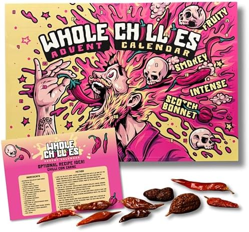 The Whole Chilli Advent Calendar 2025 – 24 Days of Fire - Premium Extra ...