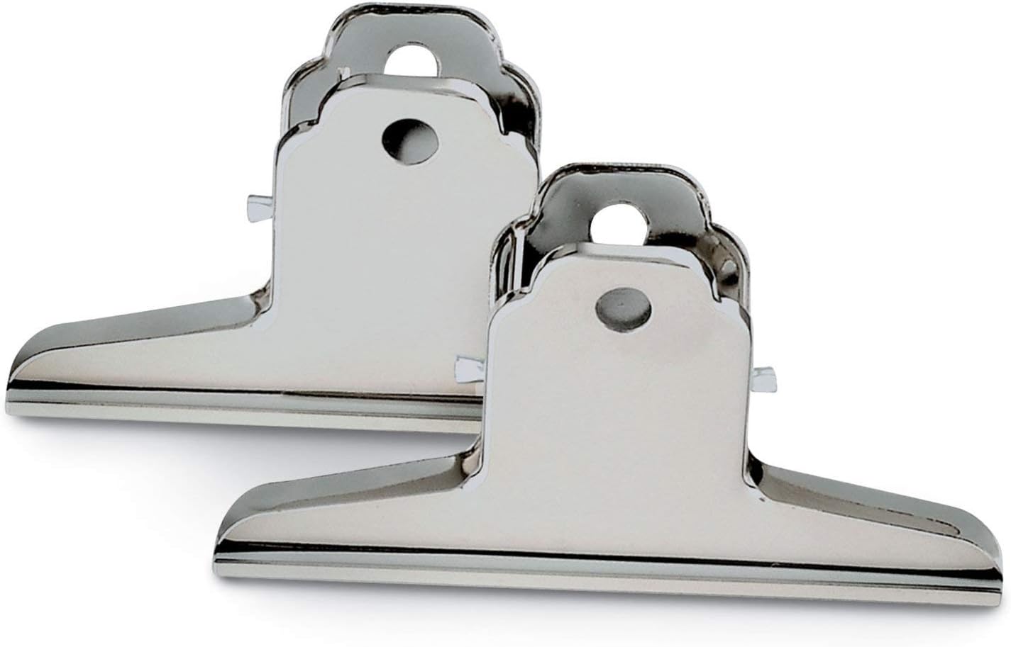 GOLD LEAF Extra Large Bulldog Clips Silver Metal Easel Clips Paper ...