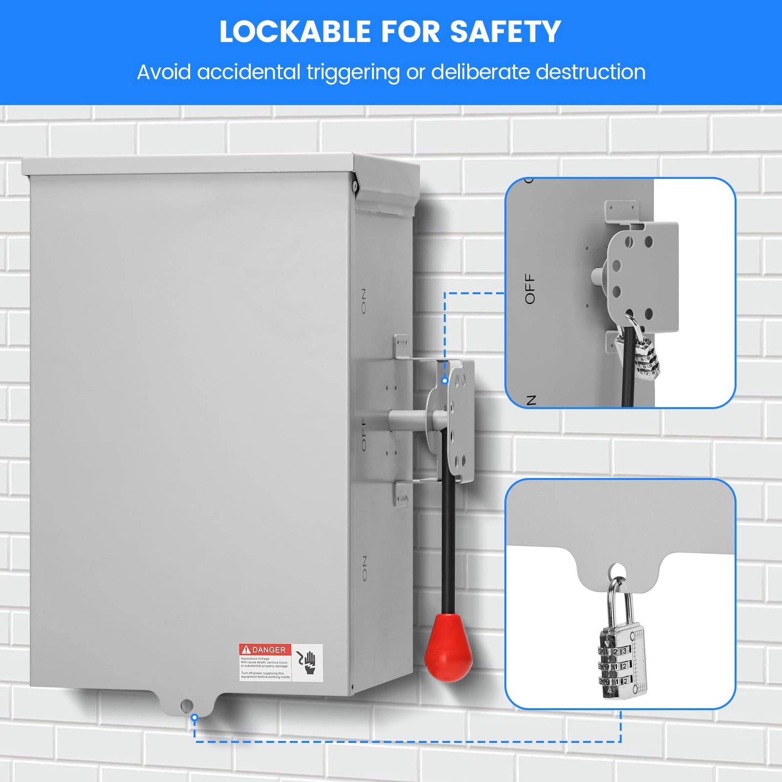 Snapklik.com : Heavy Duty Safety Switches, 240 Volt AC 4 Wire 2 Pole ...