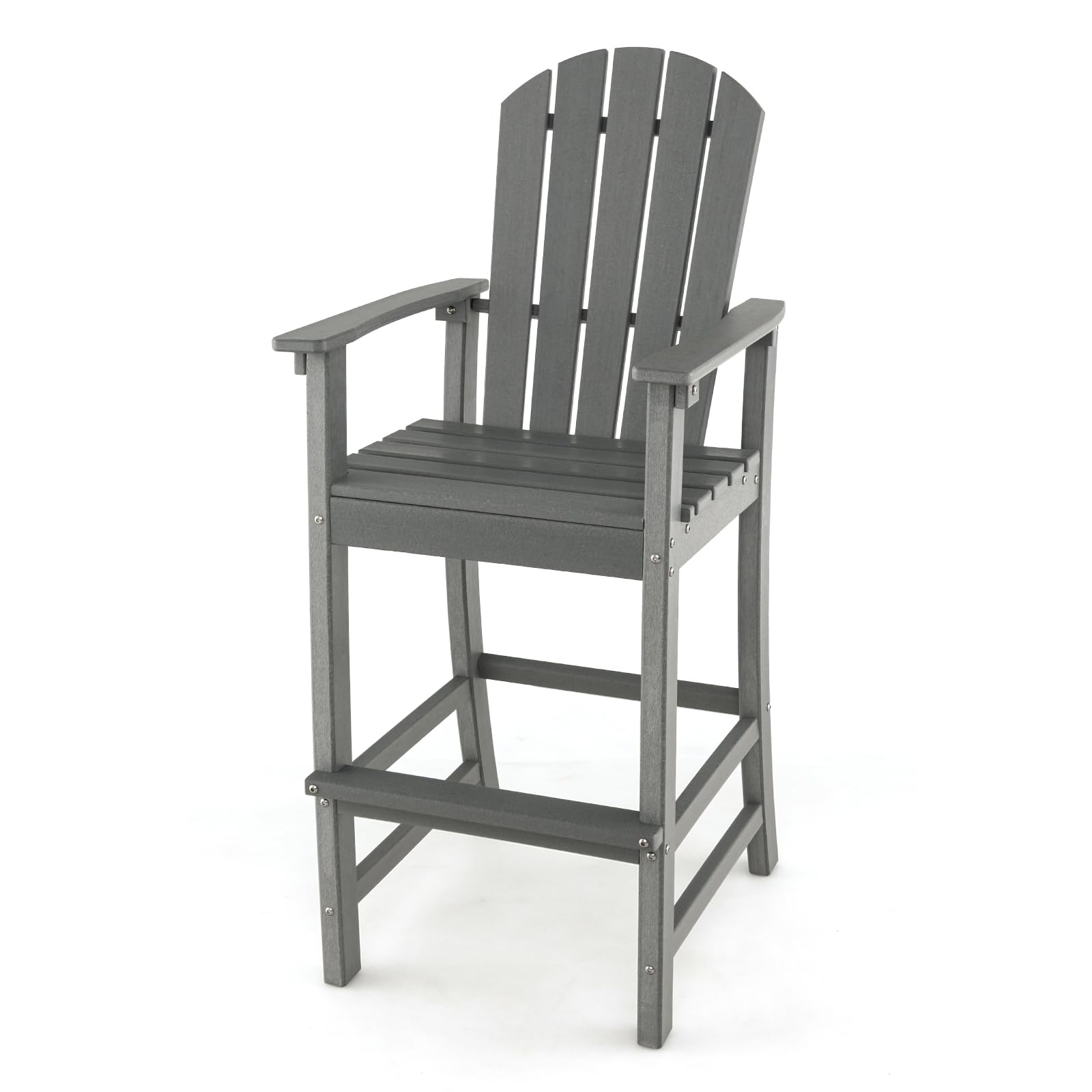 Amazon.com: ORALNER Tall Adirondack Chairs, Outdoor High Back Balcony ...