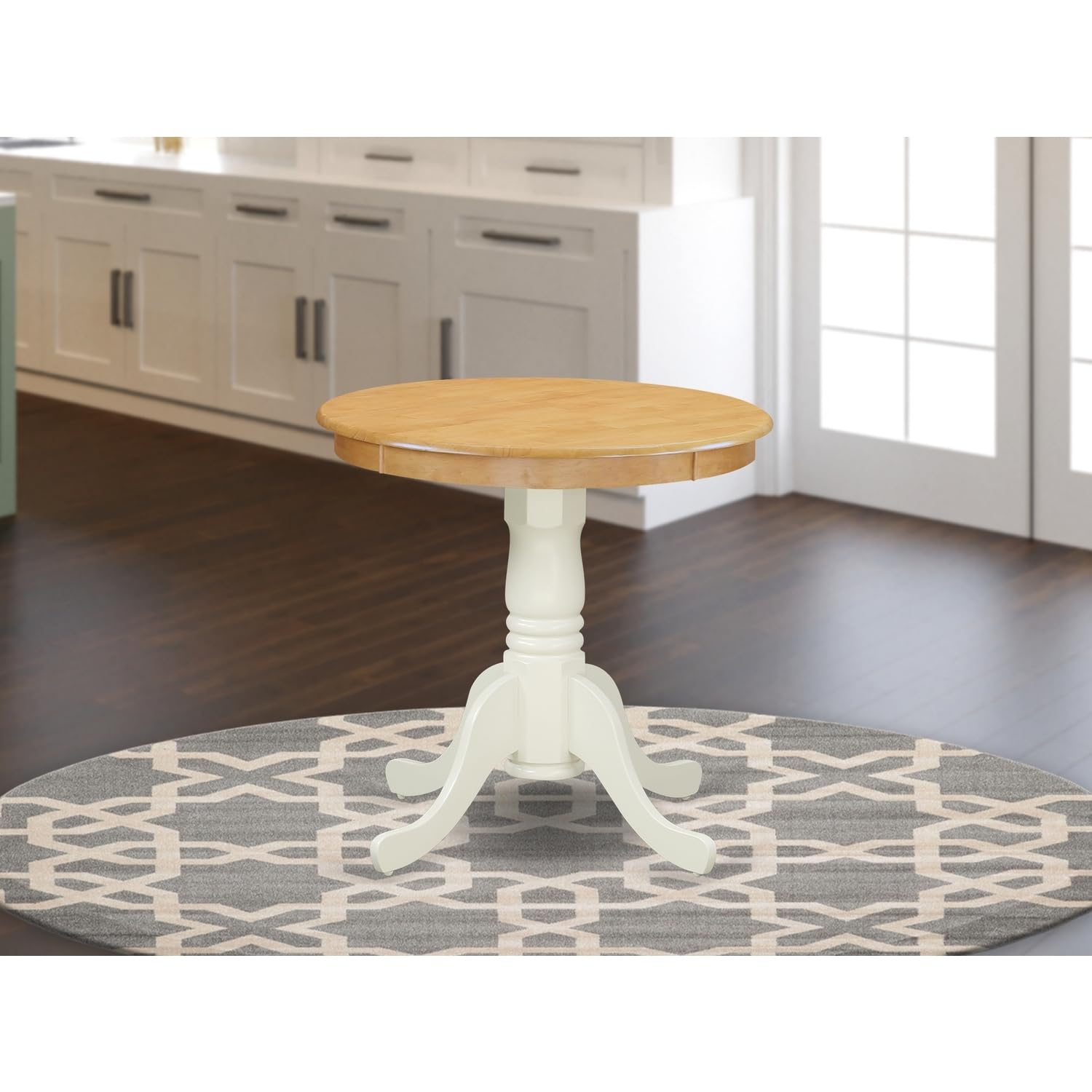 Amazon.com - HomeStock Rustic Recluse Edan Dining Table Made of Rubber ...