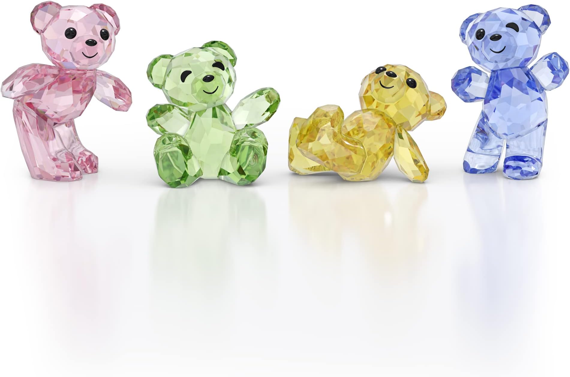 Amazon.com: Swarovski Kris Bear 30th Anniversary Figurine Set, 4 Small ...