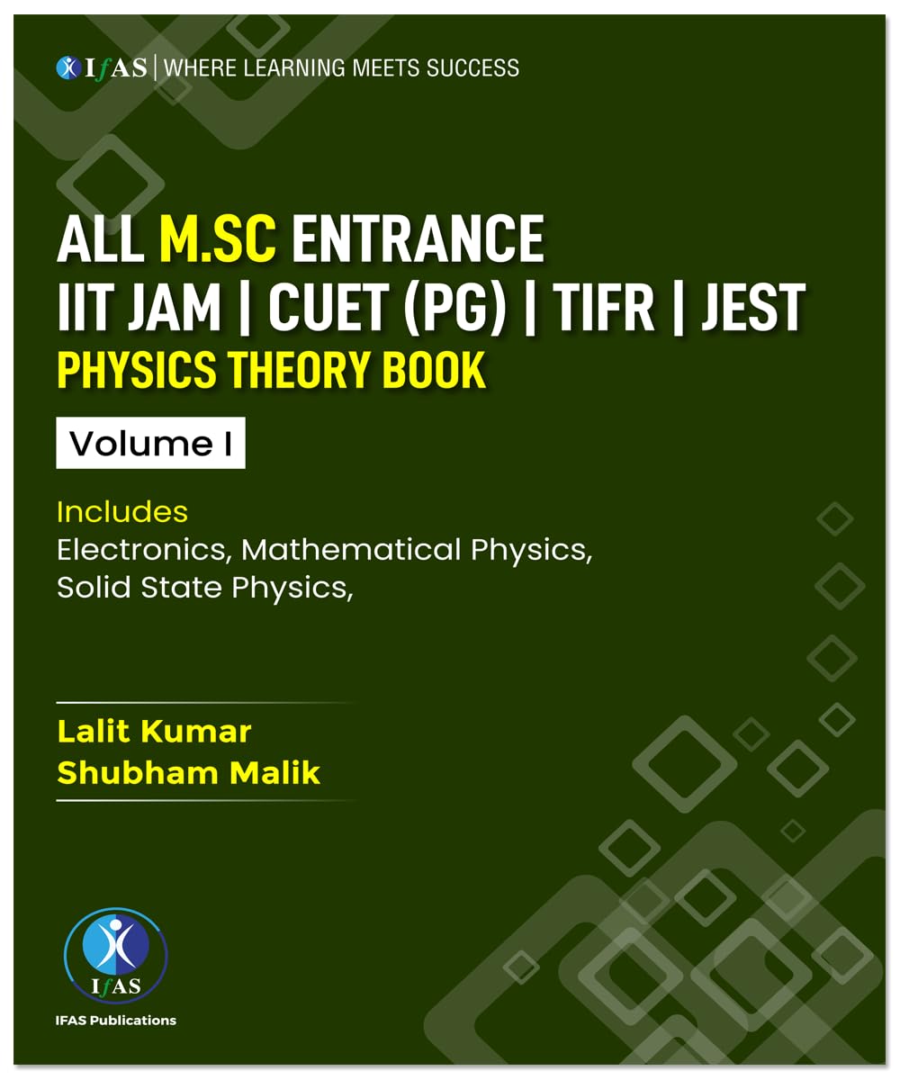 Buy IIT JAM Physics Book MSc Entrance Volume 1 - Theory Guide for CUET ...
