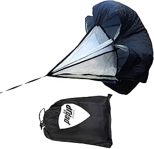 Amazon.com : Pepup Sports Running Speed Training 56" Parachute with ...
