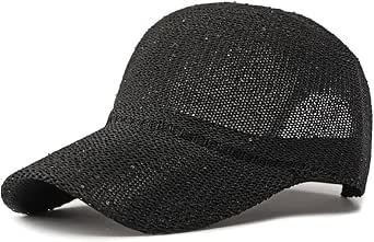 FASHIXD Women's Summer Knit Mesh Baseball Cap – Breathable UV ...