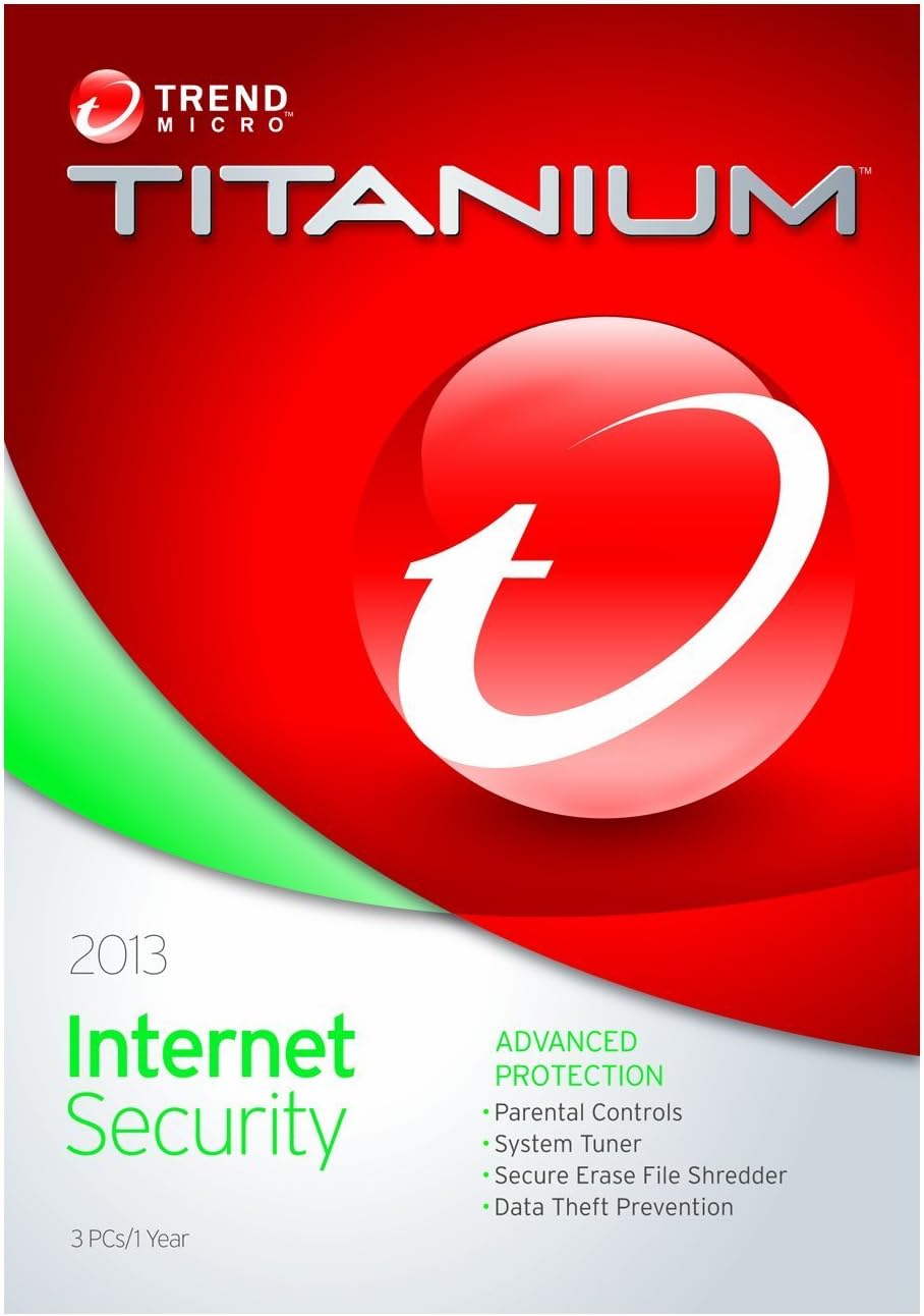 Amazon.com: Trend Micro Titanium Internet Security 2013 (1 User ...
