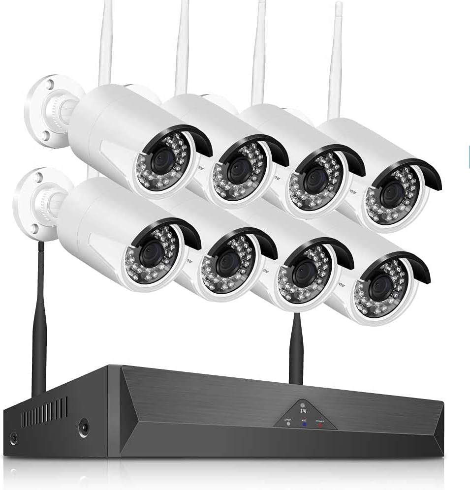 Amazon.com: 5MP HD 8CH Security Camera System Wireless 5 Million ...