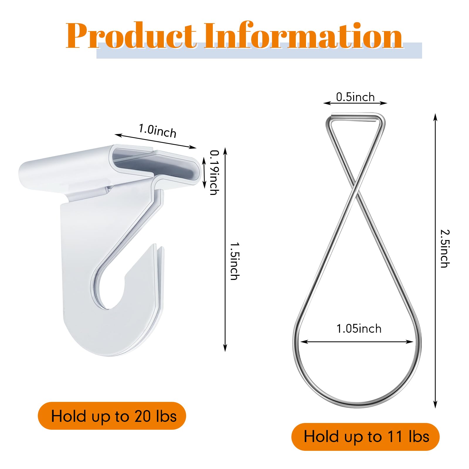 Snapklik.com : Vicenpal 100 Pcs Drop Ceiling Hooks Bulk For Classrooms ...