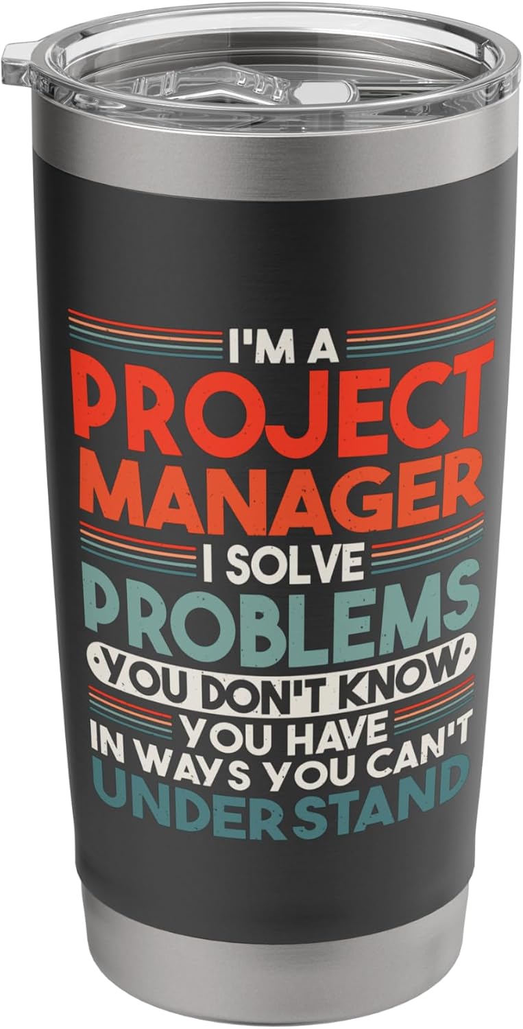 Amazon.com | Project Manager Stainless Steel Insulated Tumbler ...