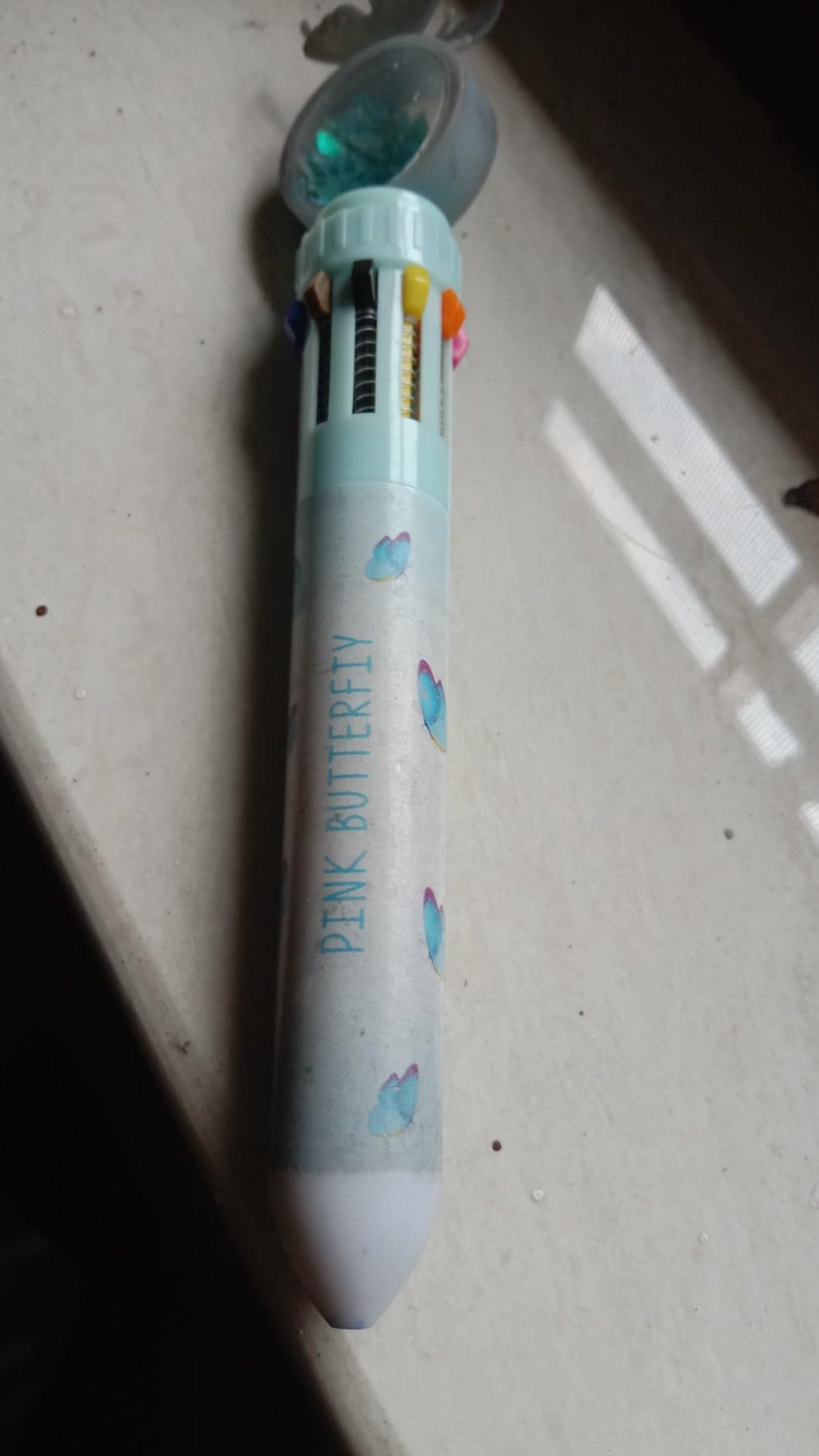 VR Creatives 10 in 1-color ballpoint pen Student push-type colored pen ...