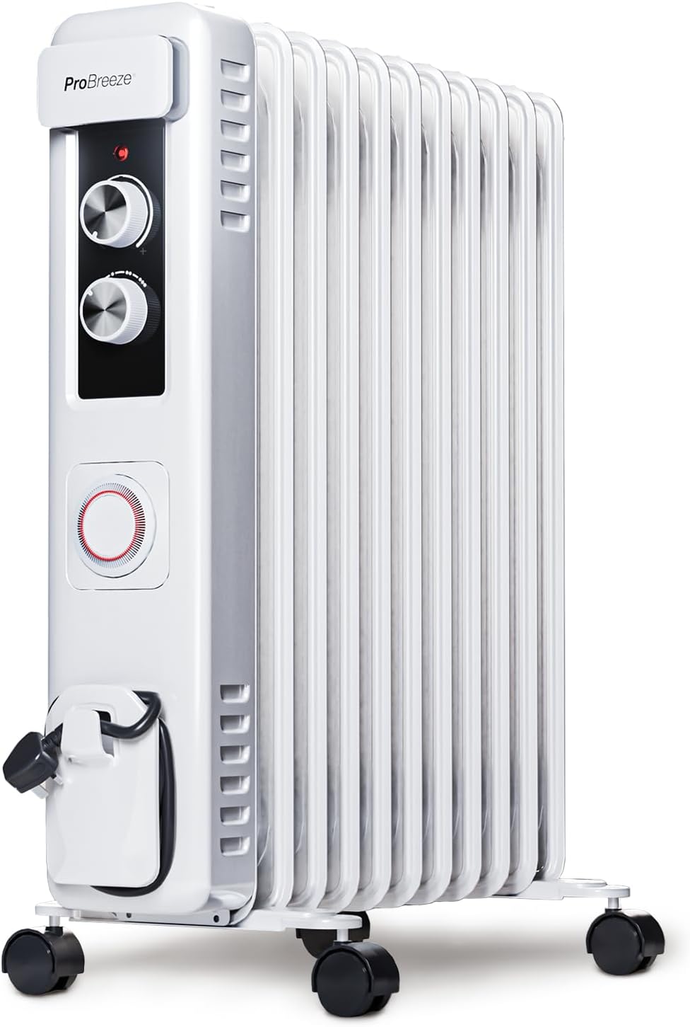 PIFCO Oil Filled Radiator 2500W 11 Fin With Timer - 3 Heat Settings ...